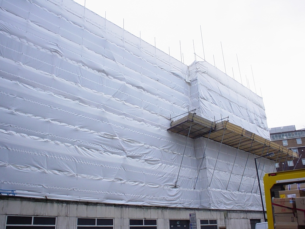 Flamesafe Monarflex Scaffold Sheeting (Scaffband) 3m x 45m LPS21629 | www.megaaz.com